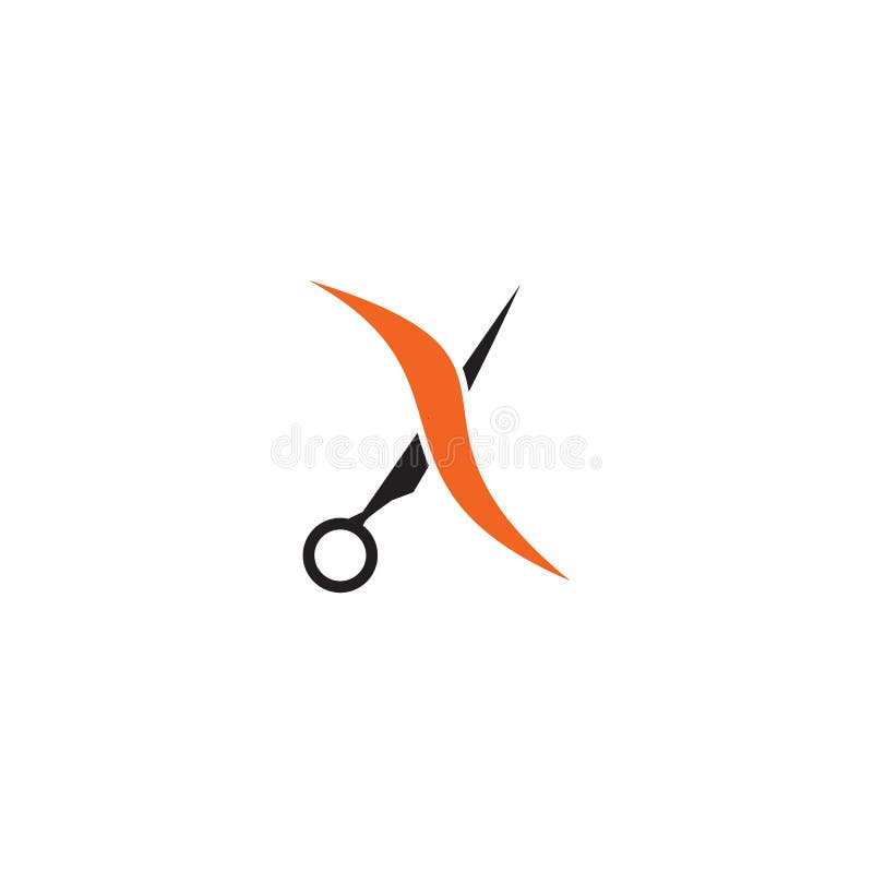 Scissor Icon Logo Design Vector Template Stock Vector - Illustration of ...