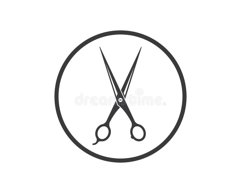 Scissor Icon Logo Vector Illustration Stock Vector - Illustration of ...