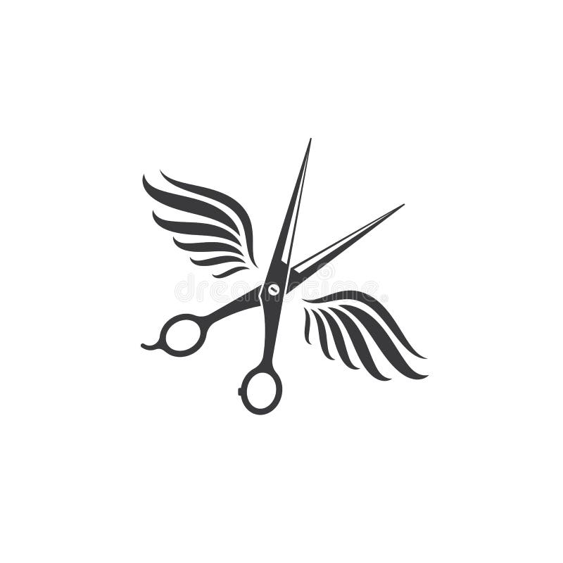 Scissor Icon Logo Vector Illustration Stock Vector - Illustration of ...