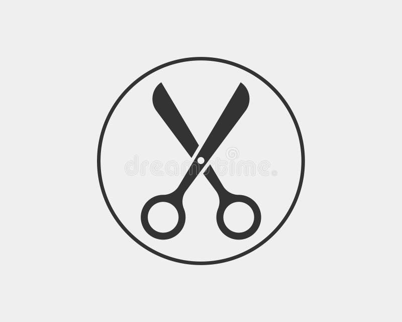 Scissor Icon. Scissors Vector Design Element or Logo Template Stock ...