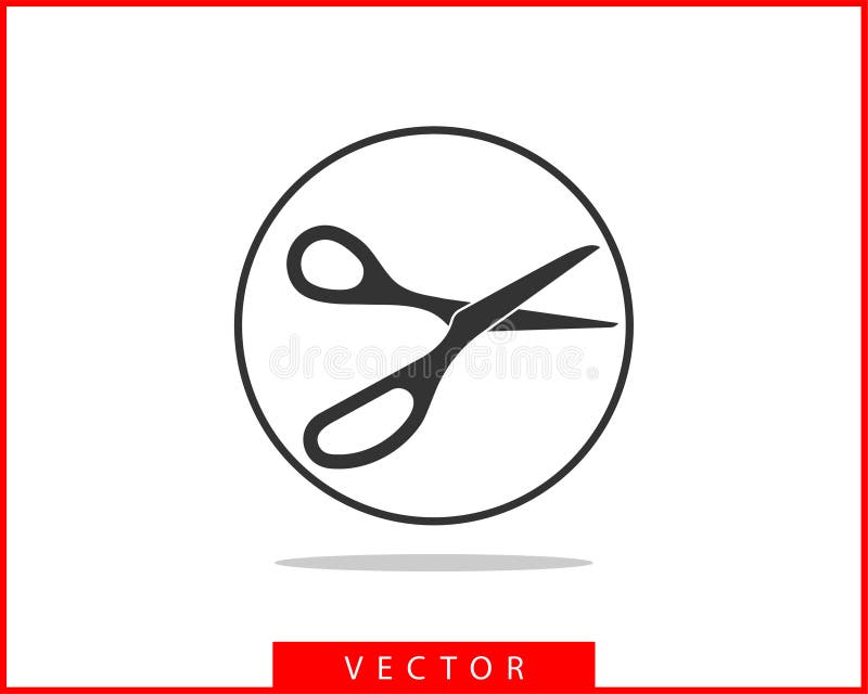 Scissor Icon. Scissors Vector Design Element or Logo Template Stock ...