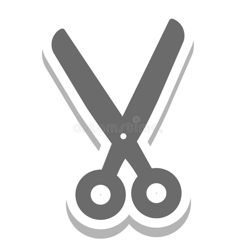 Scissor Isolated Vector Icon for Sewing and Tailoring Stock Vector ...