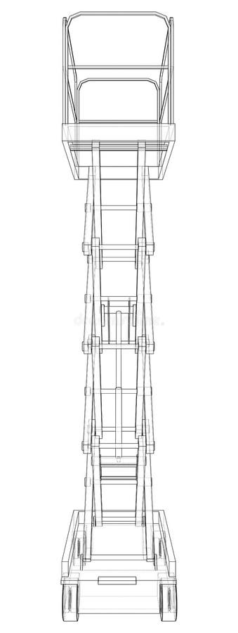 Sketch Scissor Lift Stock Illustrations – 136 Sketch Scissor Lift Stock ...