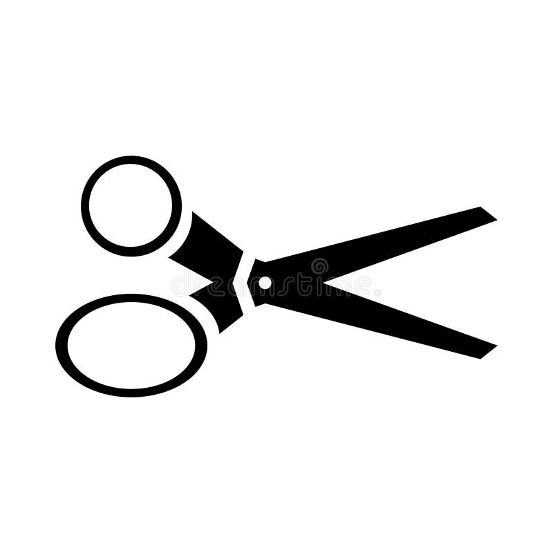 Scissor Logo Vector Template Icon Stock Vector - Illustration of blade ...