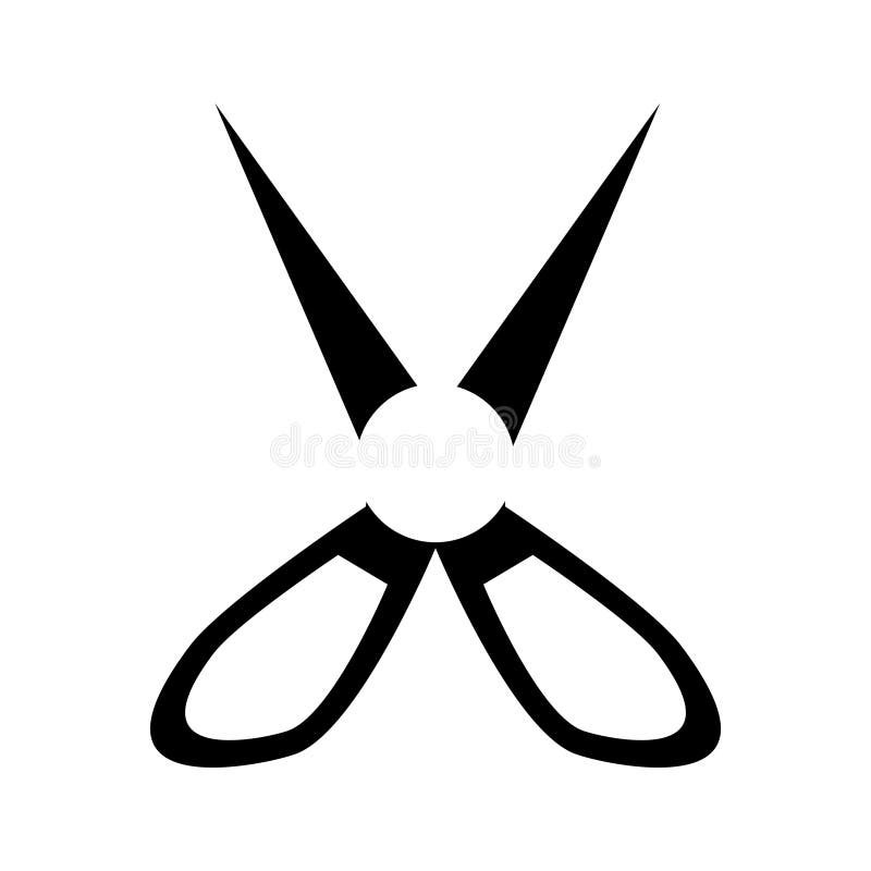 Scissor Logo Vector Template Icon Stock Vector - Illustration of emblem ...