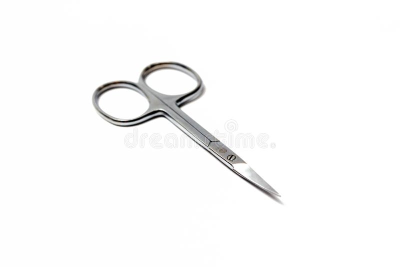 Scissor for manicure stock image. Image of clip, stainless - 144757371