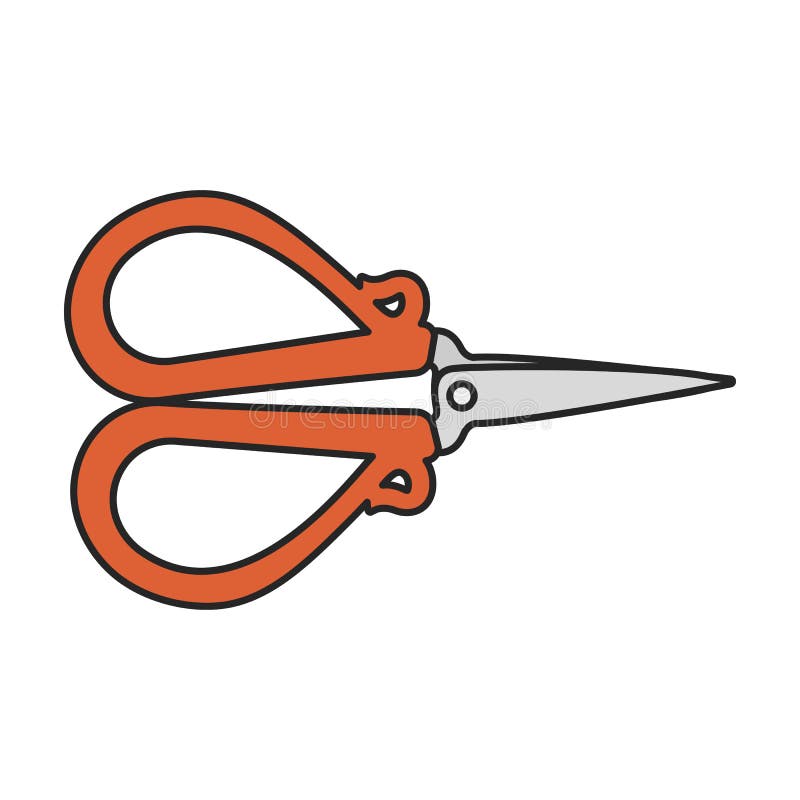 Scissor Vector Icon.Color Vector Icon Isolated on White Background ...