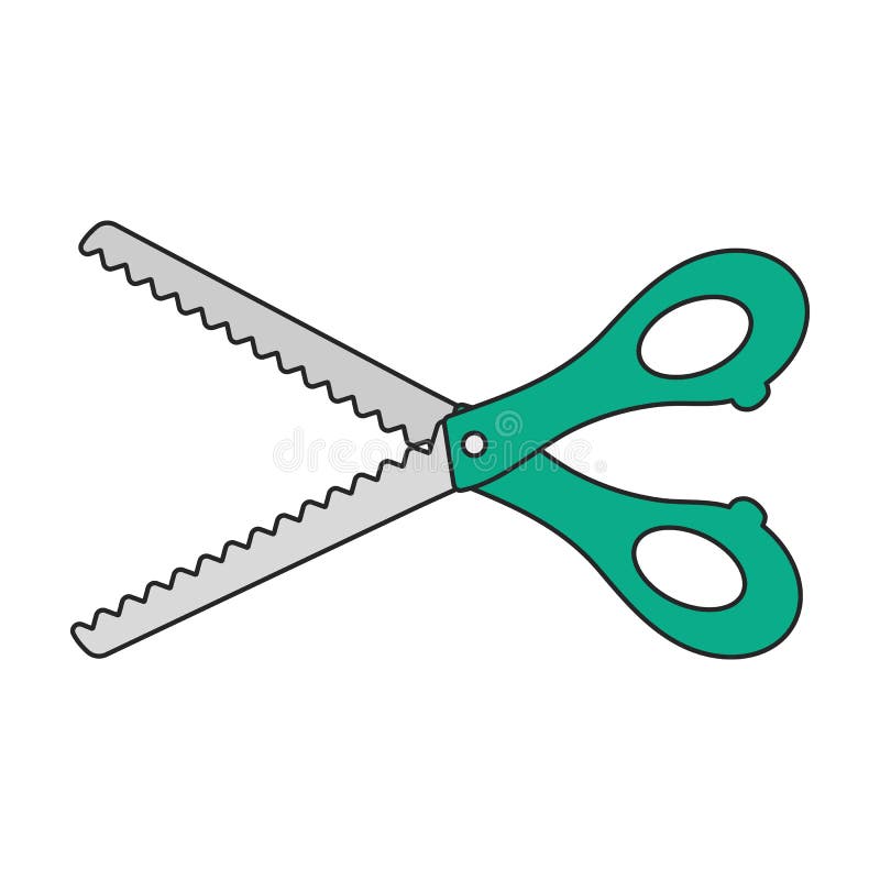 Scissor Vector Icon.Color Vector Icon Isolated on White Background ...