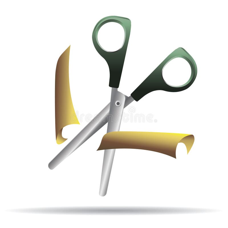 Scissor. Vector Illustration Decorative Design Stock Vector ...