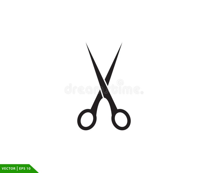 Scissor Vector Logo Design Template Stock Vector - Illustration of pair ...