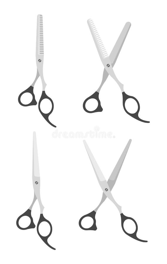 Open Barber Scissors Png