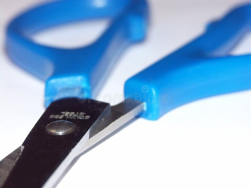 Scissors stock photo. Image of plastic, sharp, office, metal - 61154