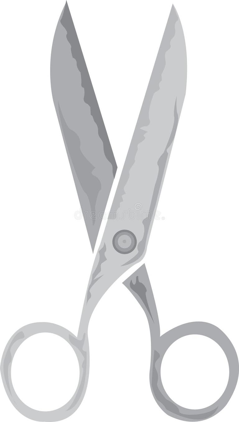Sharp Silver Scissors Stock Illustrations – 2,638 Sharp Silver Scissors ...