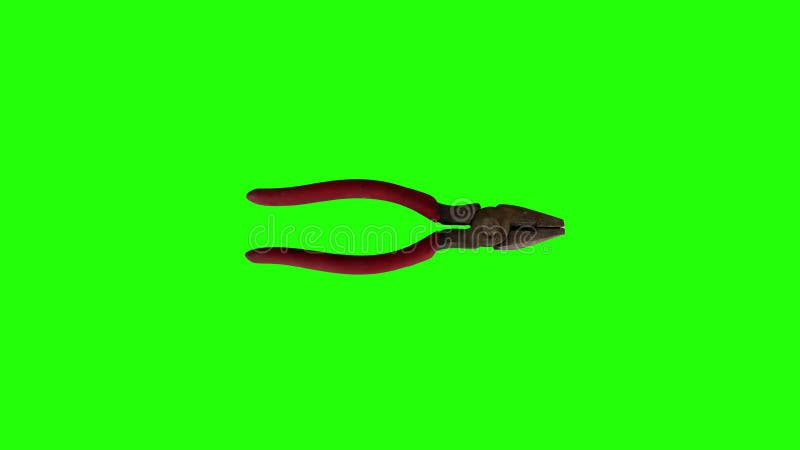 Scissors Animation, Stop Motion Style, Seamless Loop Chroma Key Stock ...
