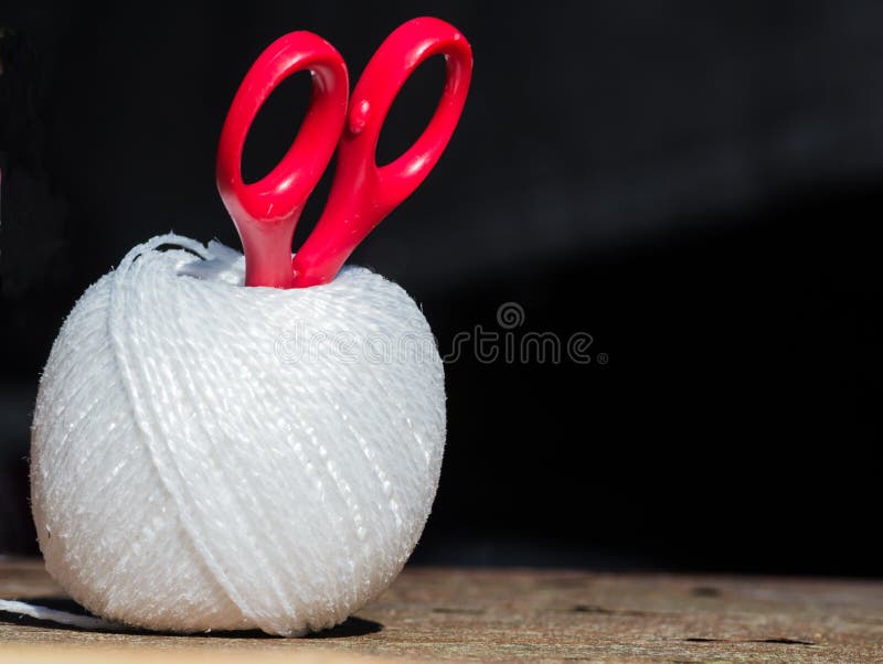 Scissors and a Ball of String Stock Image - Image of house, design ...