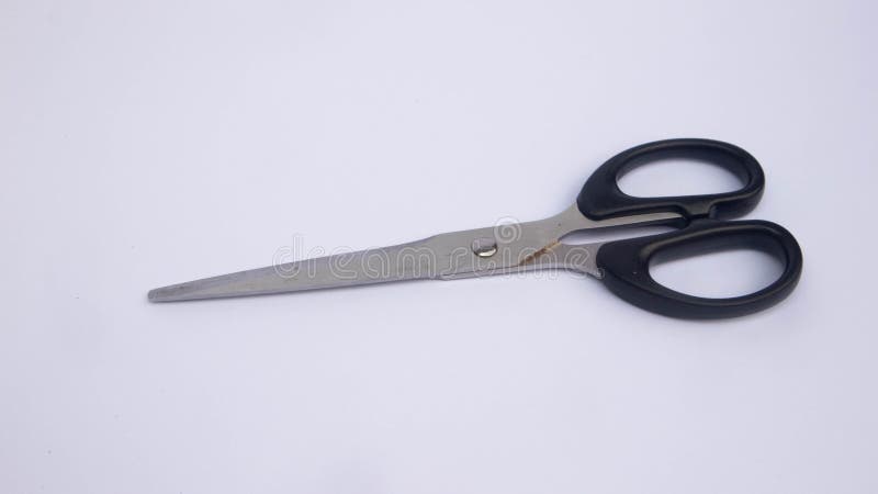 Scissors Closed Ready To Go Stock Photo - Image of stainless, fagged ...