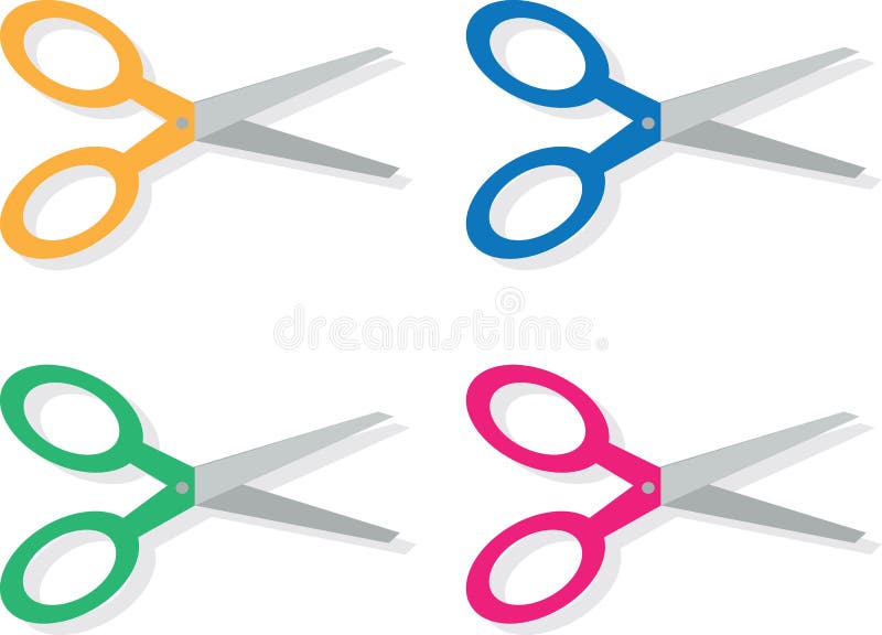 Scissors Colors stock vector. Illustration of isolated - 31272546