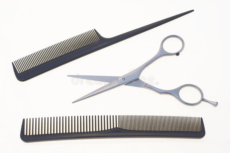 Scissors and comb stock photo. Image of stylist, salon - 7103816