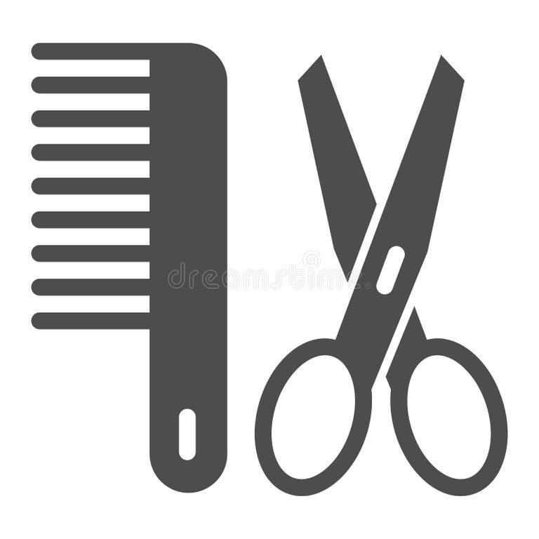 Barber Scissors Comb Icon Stock Illustrations – 8,490 Barber Scissors ...