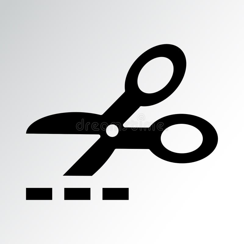 Scissors. Coupon Cutting Icon. Vector Stock Illustration - Illustration ...