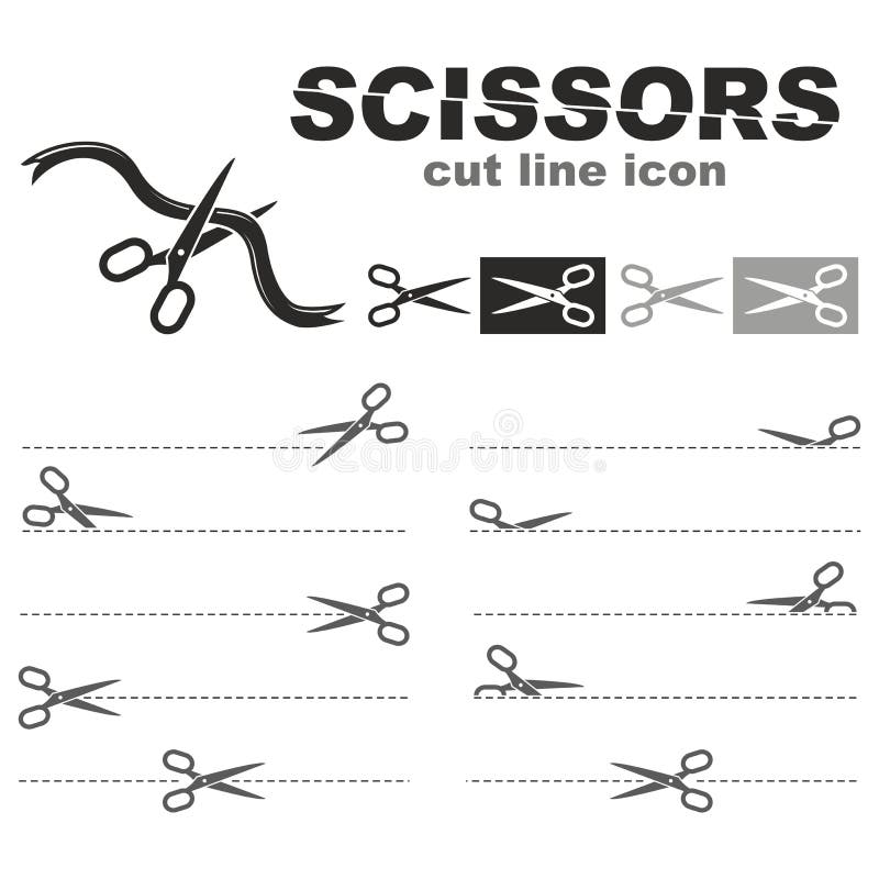 Cut Along Line Stock Illustrations – 203 Cut Along Line Stock ...
