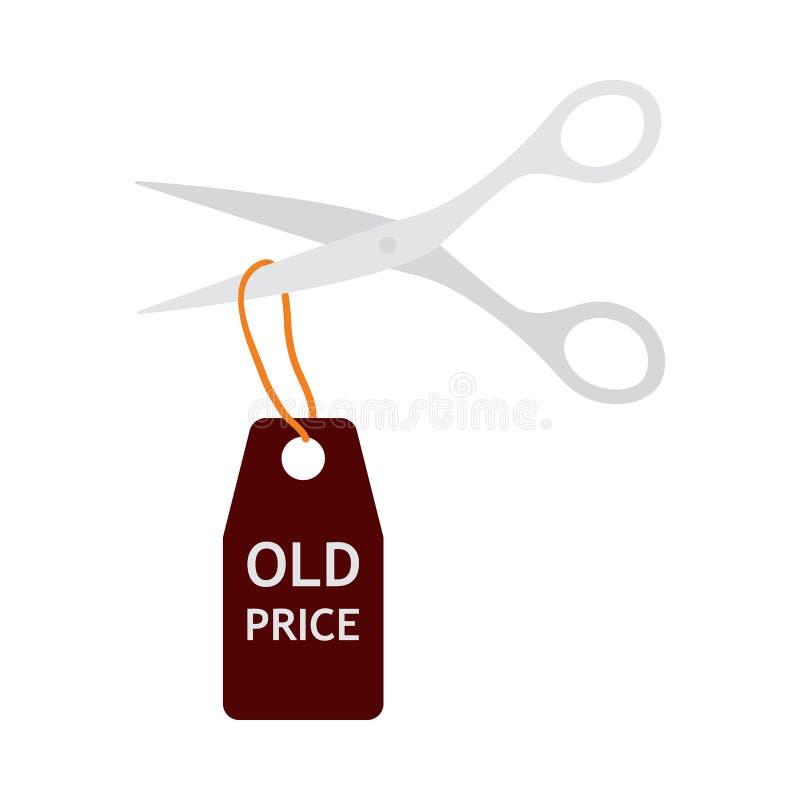 Scissors Cut Retail Business Price Tag Stock Illustrations – 675 ...