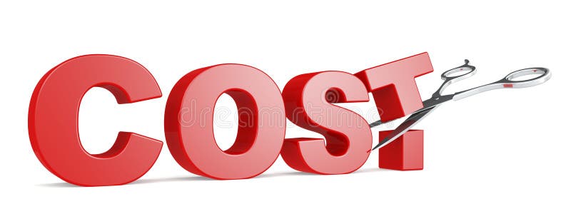 Cut cost stock illustration. Illustration of purchase - 46130507