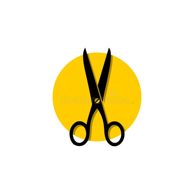 Scissors for Cutting Flat Icon for Apps and Websites Stock Vector ...
