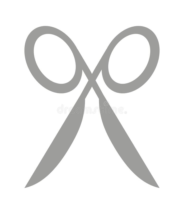 Scissors Cutting Isolated Icon Design Stock Illustration - Illustration ...