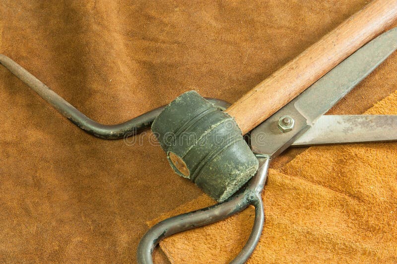 Scissors stock image. Image of stained, surface, rough - 50744085