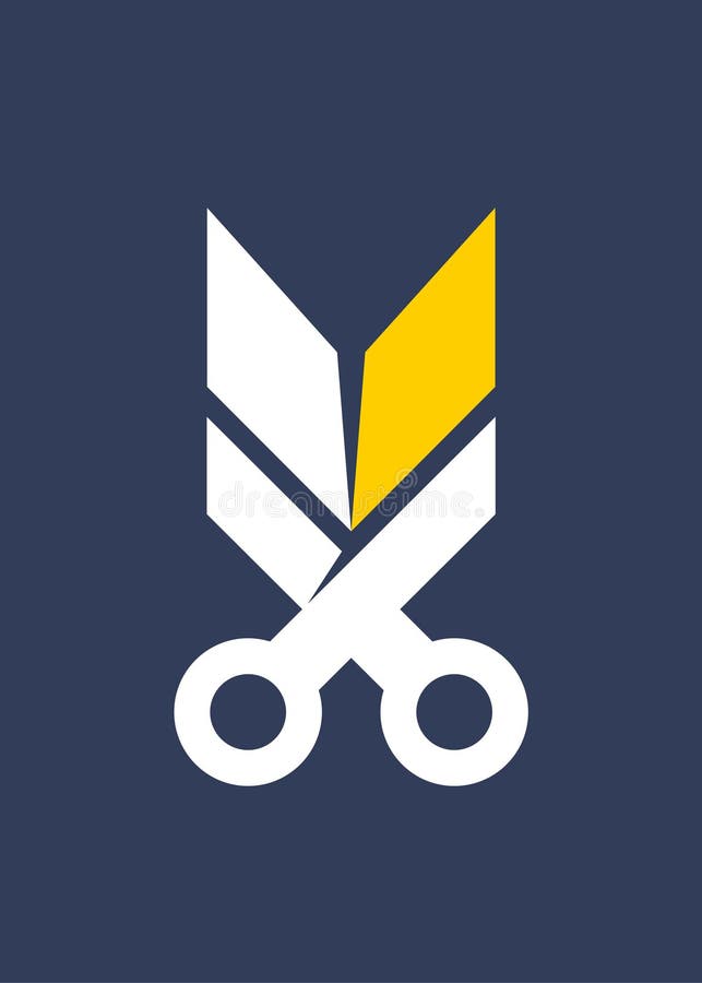 Scissors cutting symbol stock vector. Illustration of silhouette ...