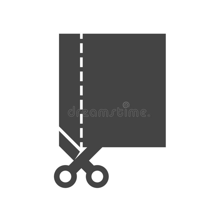 Scissors cutting symbol stock vector. Illustration of scissors - 303198994