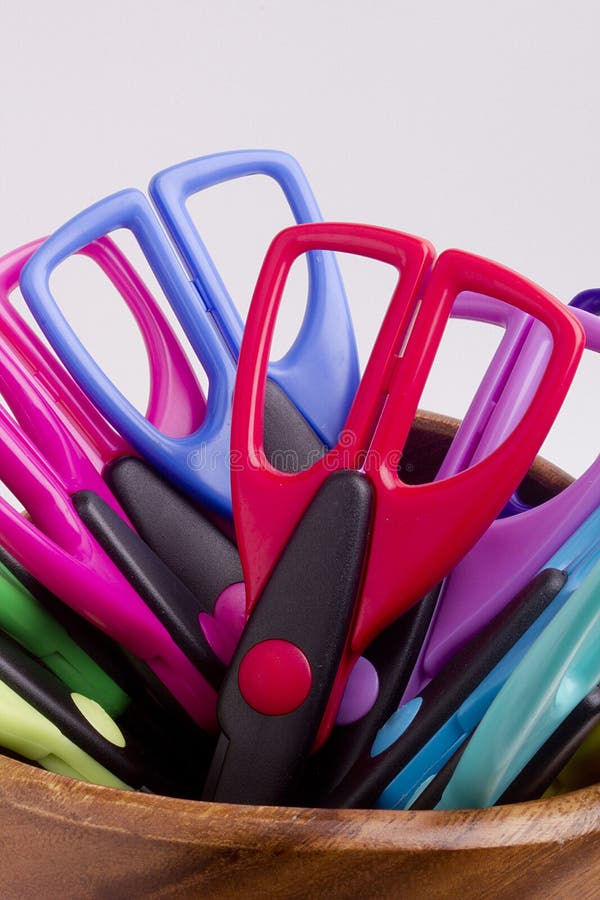 Scissors for Decorative Works Stock Image - Image of color, educational ...