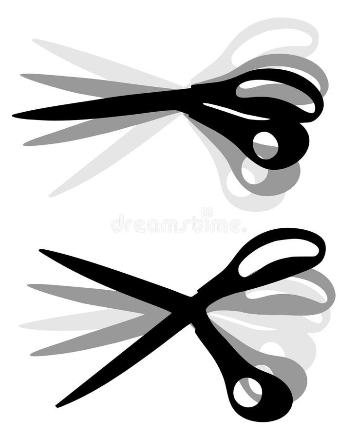 Scissors design stock vector. Illustration of sharp, earwig - 24010445