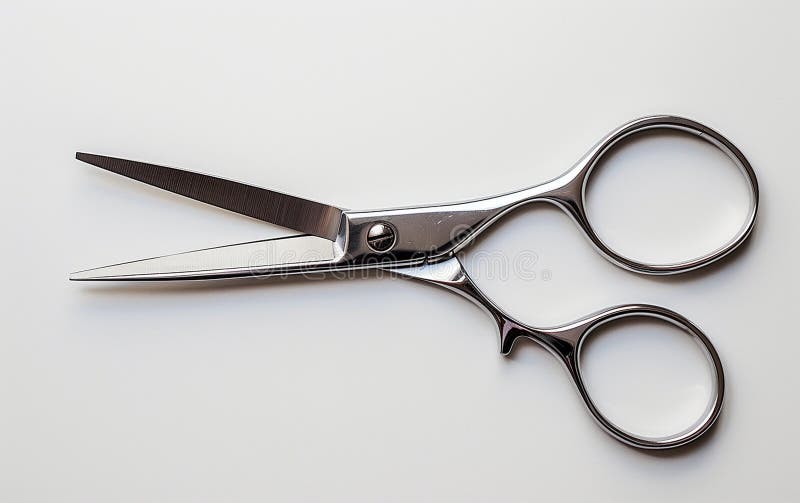 Scissors Displayed White Background Generative Ai Stock Photos - Free ...