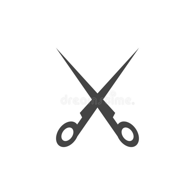 Scissors Graphic Design Template Vector Isolated Illustration Stock ...