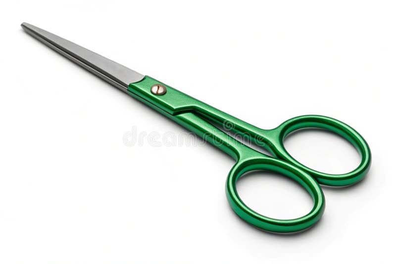 Scissors Green Tools Stainless Scissors Stock Image - Image of green ...