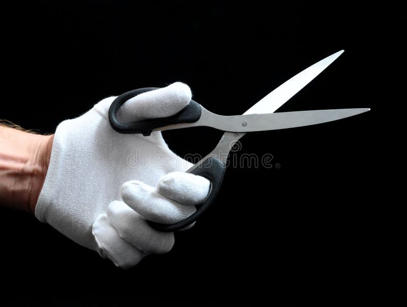 Scissors and a Hand stock image. Image of girl, cutter - 245176783