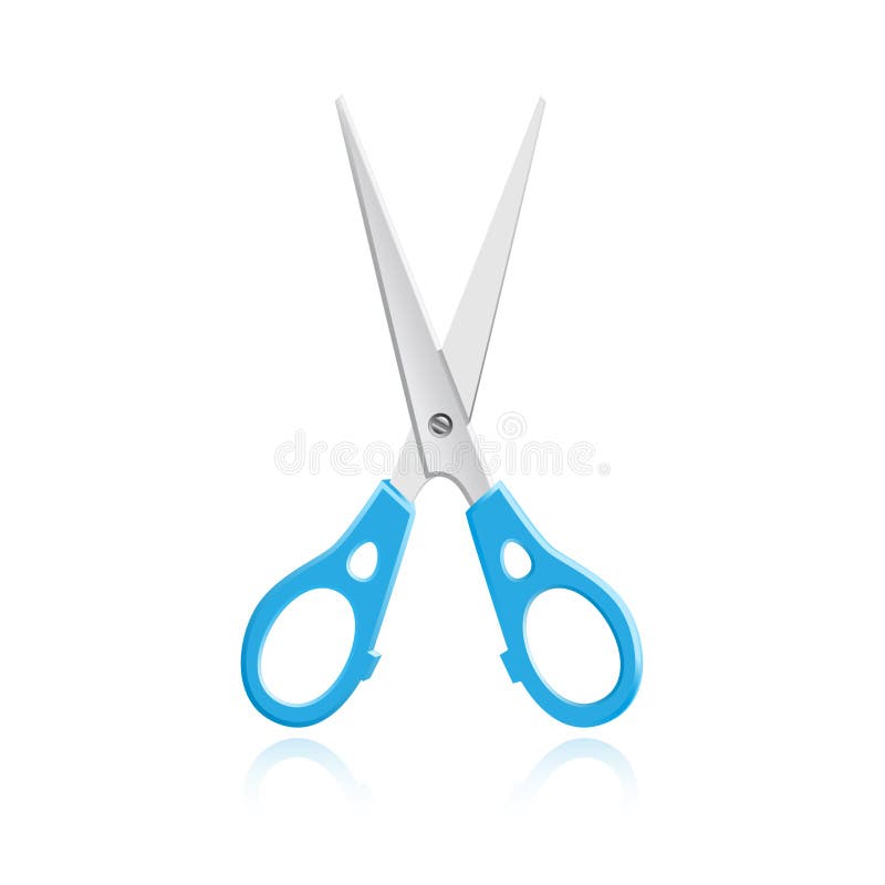 Golden Scissors stock vector. Illustration of handicraft - 27503477