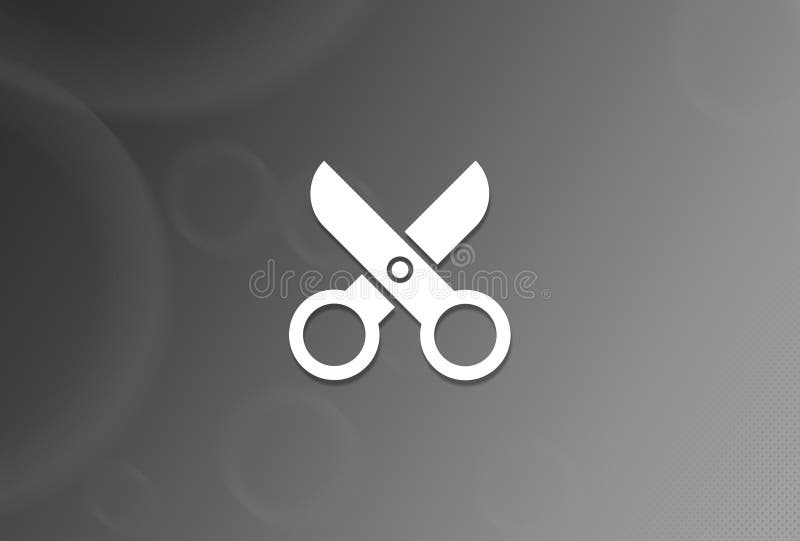 Scissors icon stock illustration. Illustration of paper - 262112543