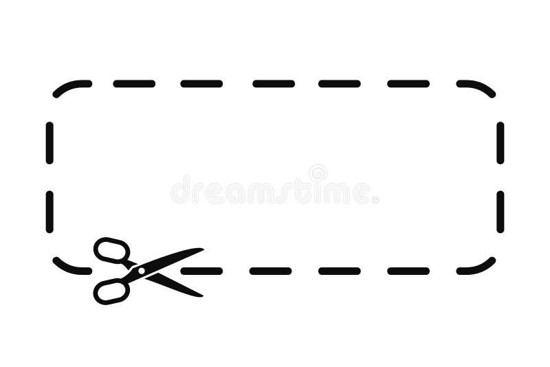 Coupon Border Scissors Stock Illustrations – 1,161 Coupon Border ...