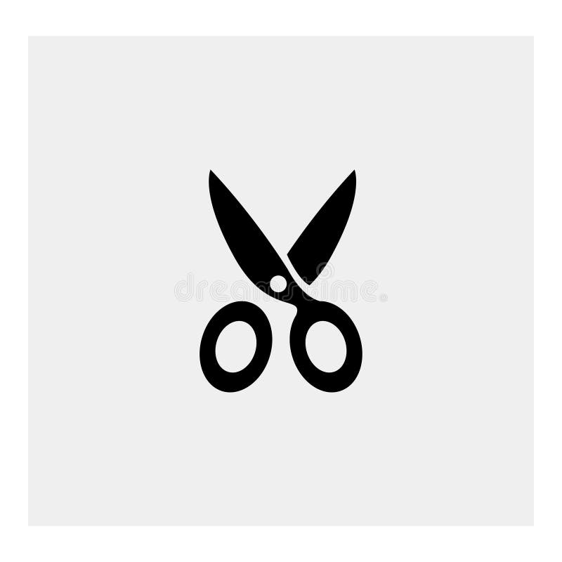 Scissors Icon. Gray Background. Vector Illustration. Stock Vector ...