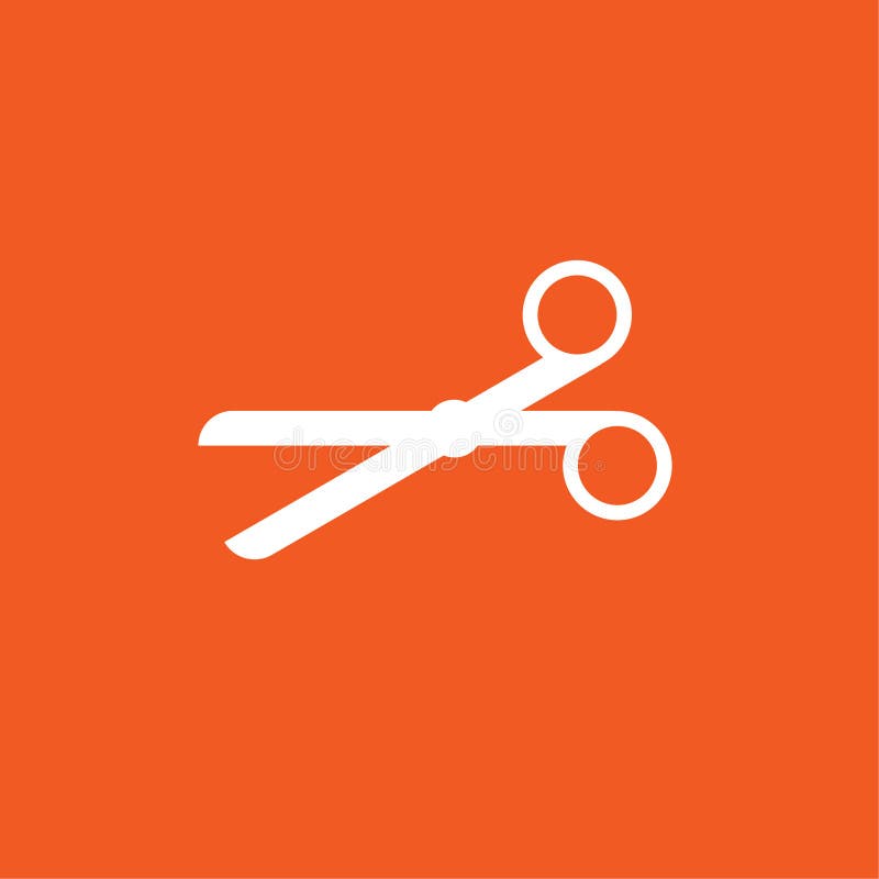 Scissors Icon Simple Illustration Stock Illustration - Illustration of ...