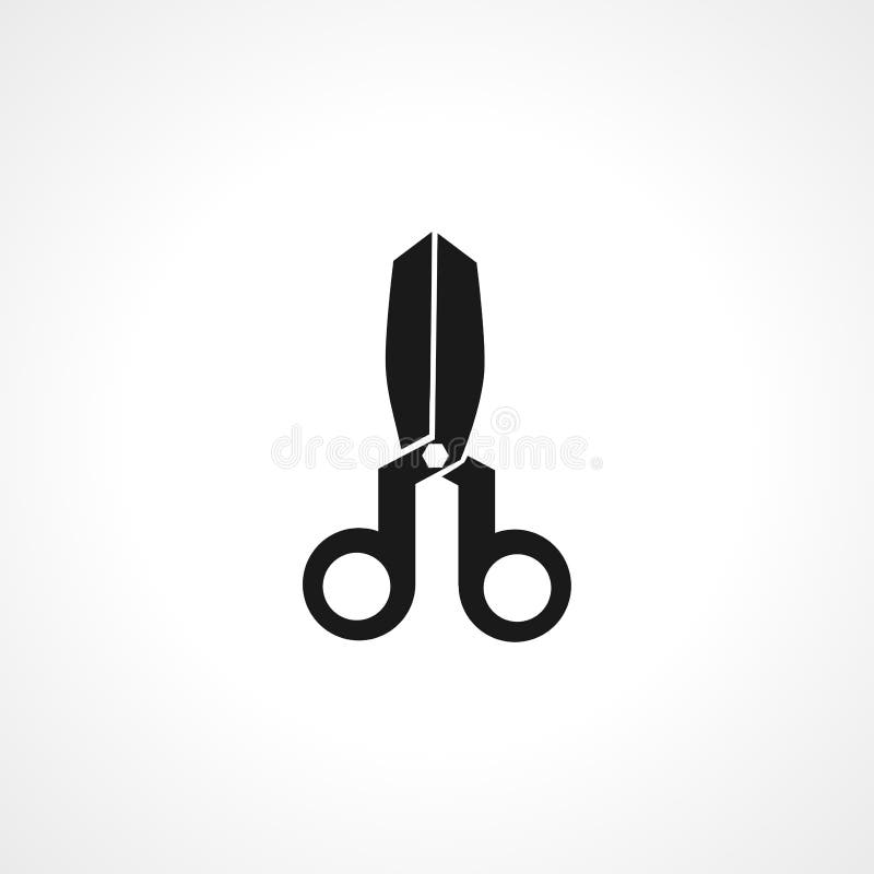 Scissors Icon. Scissors Vector Icon. Scissors Isolated Icon Stock ...