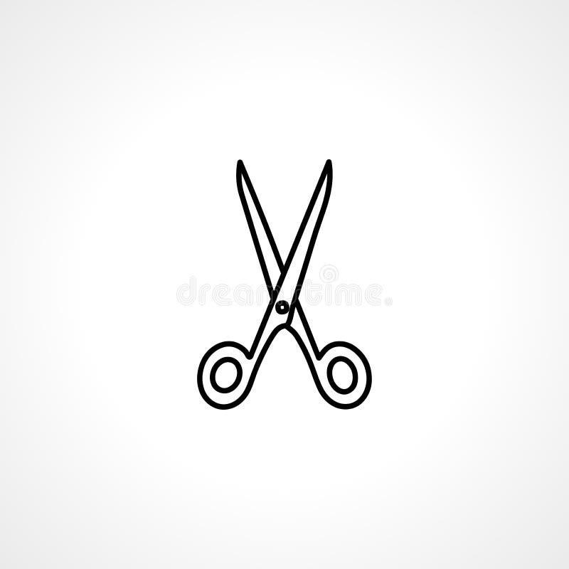 Scissors Icon. Scissors Vector Icon. Scissors Isolated Icon Stock ...