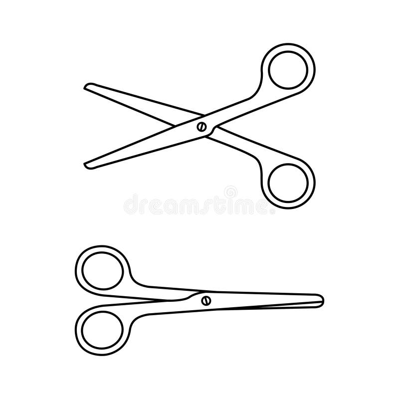 Scissors icon symbol stock vector. Illustration of isolated - 272862812