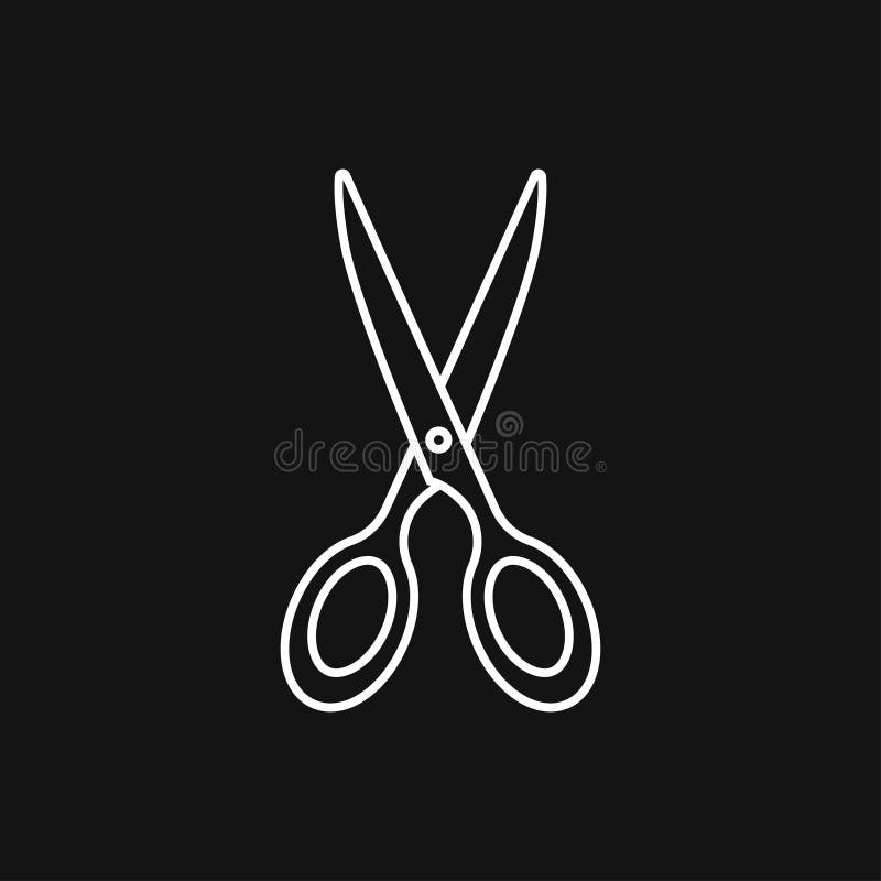 Scissors Icon Vector Sign Symbol for Design Stock Illustration ...