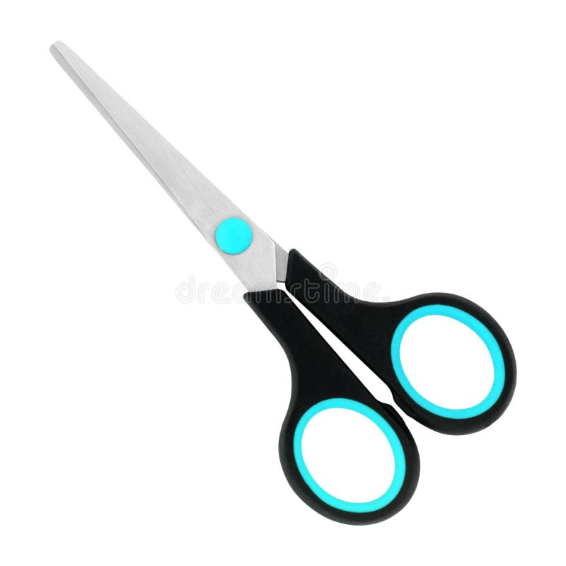 Scissors Isolated on White Background Stock Photo - Image of handle ...