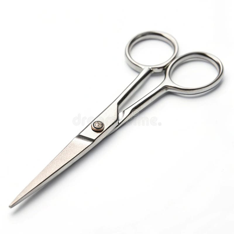 Scissors Isolated on White Background Stock Illustration - Illustration ...