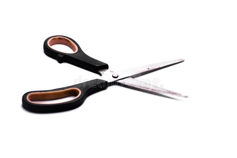 Scissors Isolated on White Background. Stock Photo - Image of element ...